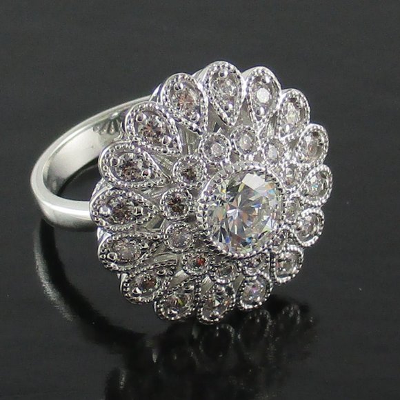 Xavier | Jewelry | Xavier 72ct Absolute Sunburstdesign Ring | Poshmark